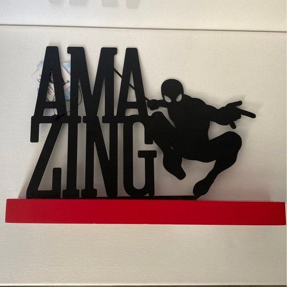 Marvel | Other | Marvel Spiderman Sign Kids Home Decor | Poshmark